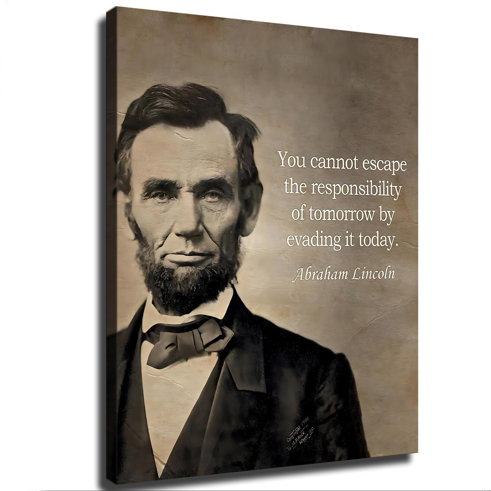 Abraham Lincoln Historic Quote American Patriotic Poster Picture HD ...