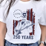 Abraham Lincoln Playing Guitar America 250th Anniversary TShirt 250th ...