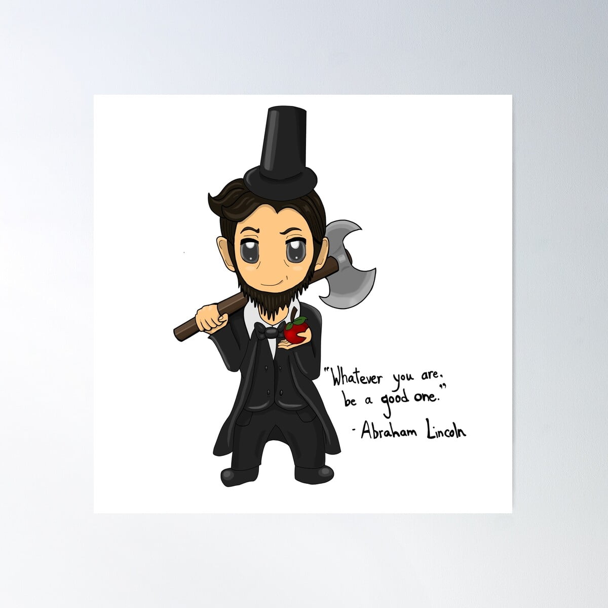 Abraham Lincoln Poster Wall Art, Modern Wall Decor For Living Room ...