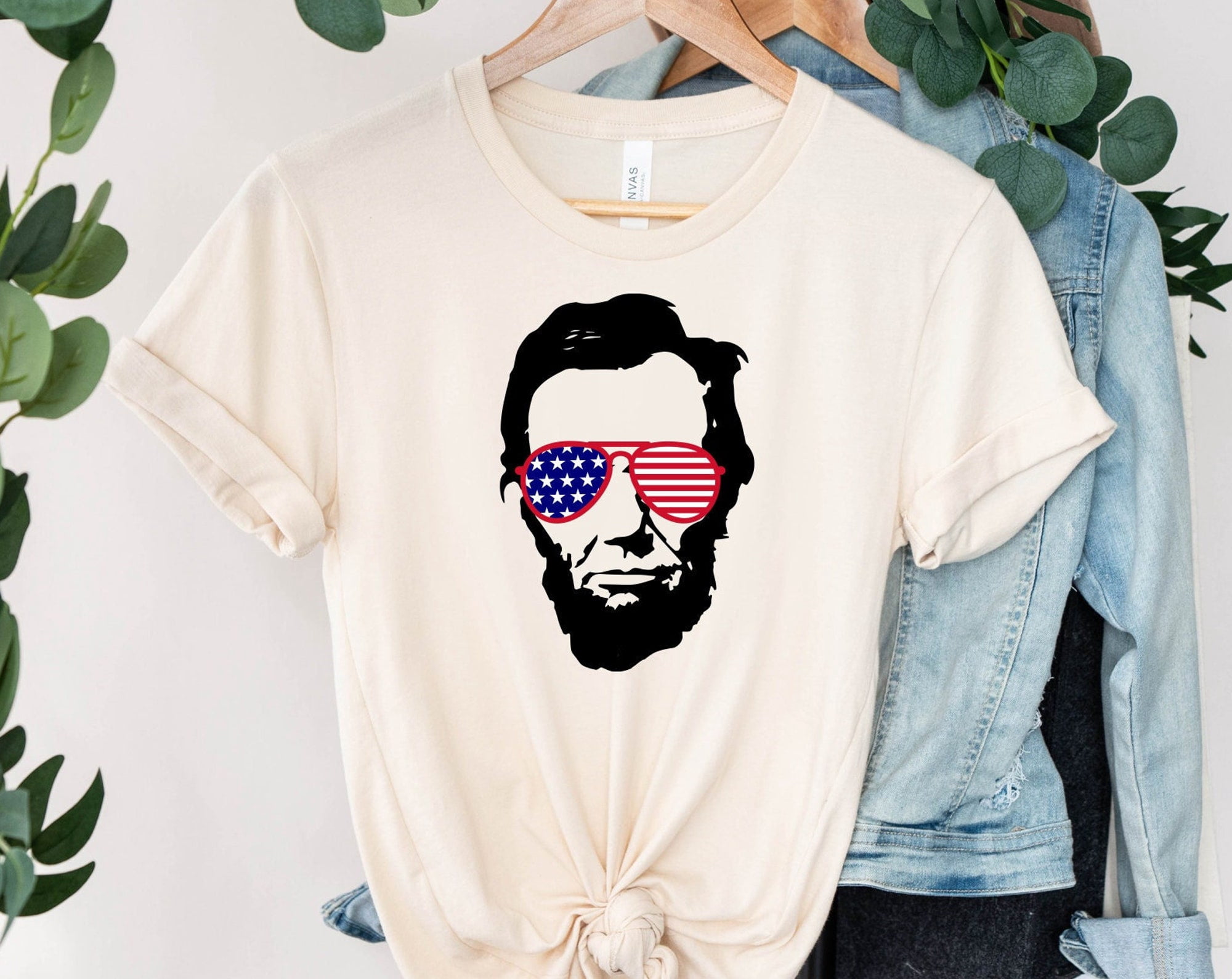 Abraham Lincoln Shades of America Abraham Lincoln Shirt American Flag ...