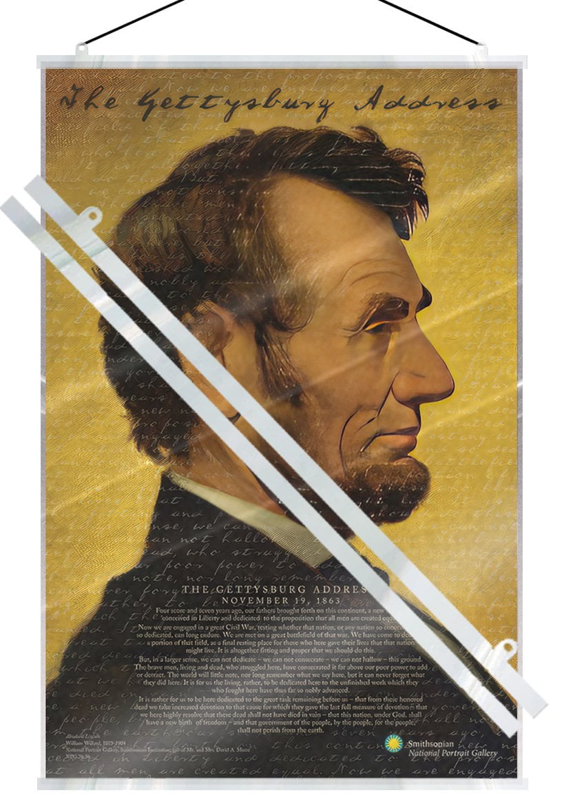 Abraham Lincoln - Smithsonian Educational Poster (Portrait - The ...