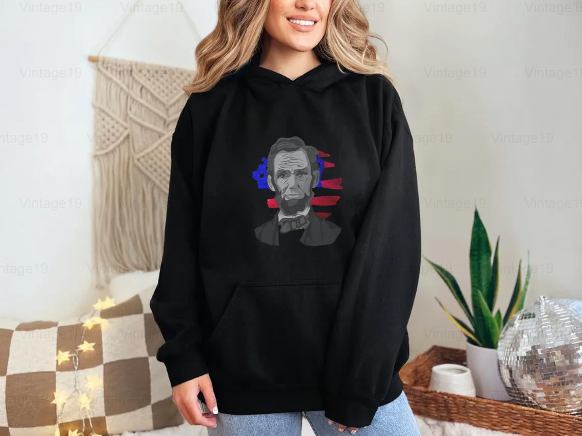Abraham Lincoln Tribute Hoodie for History Lovers, for men & women, up ...