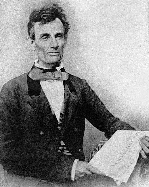 Abraham Lincoln as Illinois Senate Candidate - Style A - 24x36 Inch ...