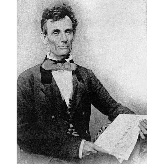 Abraham Lincoln as Illinois Senate Candidate - Style A - 24x36 Inch ...