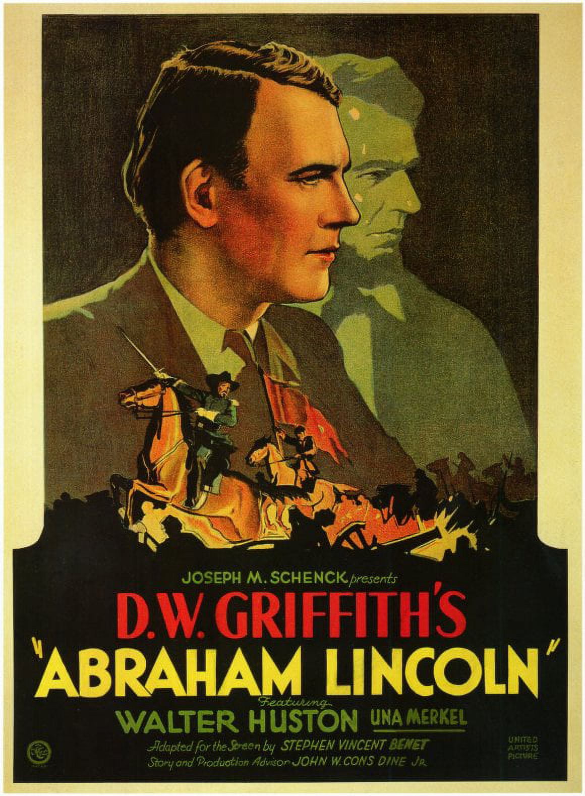 Abraham Lincoln - movie POSTER (Style C) (11" x 17") (1930) - Walmart.com