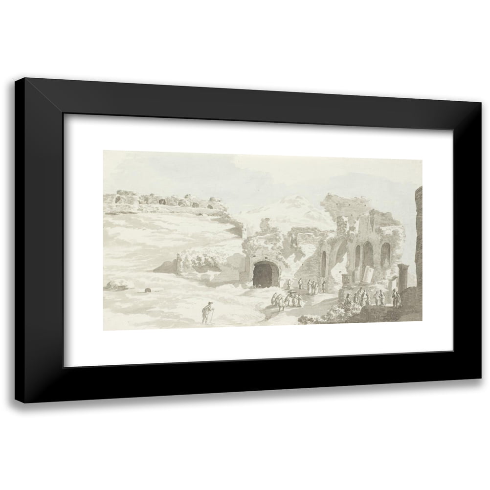 Abraham-Louis-Rodolphe Ducros 14x10 Black Modern Framed Museum Art ...