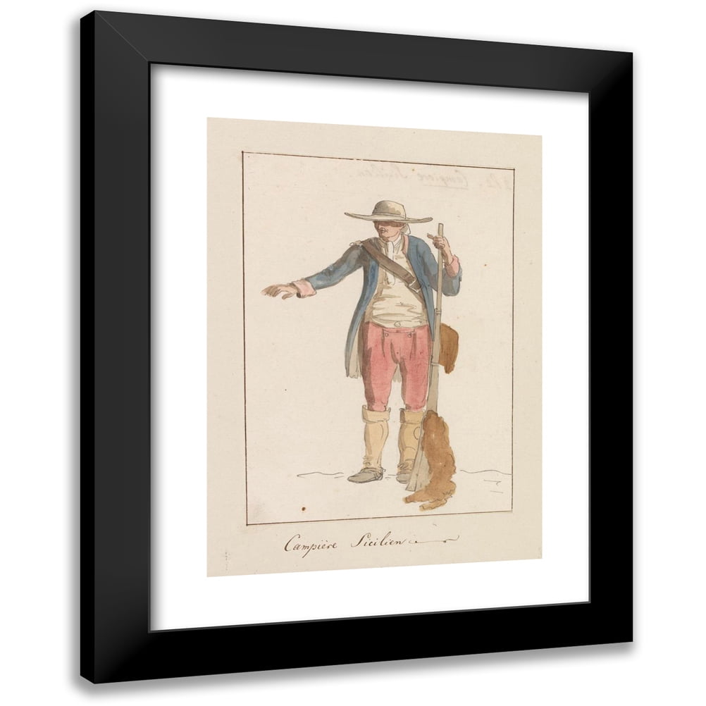 Abraham-Louis-Rodolphe Ducros 14x18 Black Modern Framed Museum Art ...