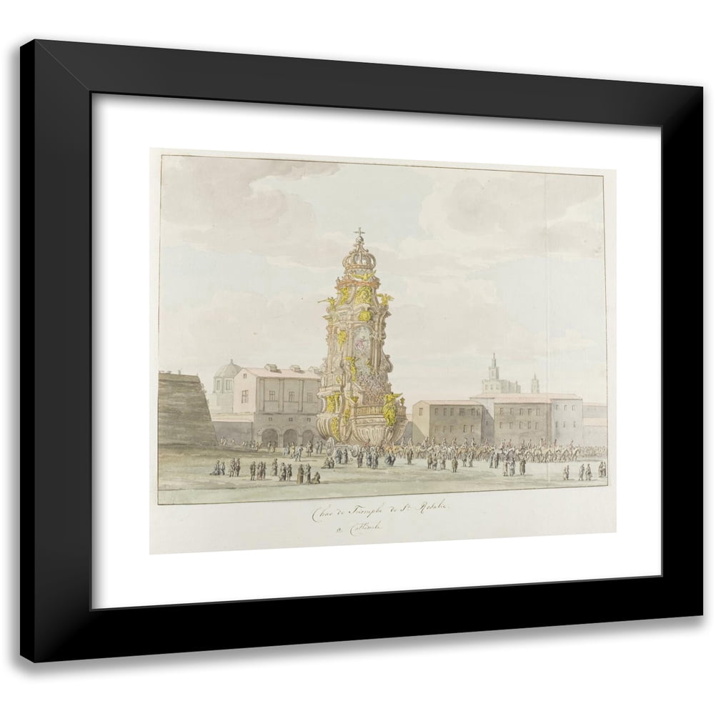 Abraham-Louis-Rodolphe Ducros 17x15 Black Modern Framed Museum Art ...