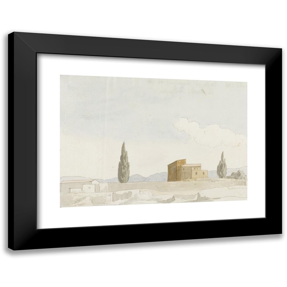 Abraham-Louis-Rodolphe Ducros 24x18 Black Modern Framed Museum Art ...