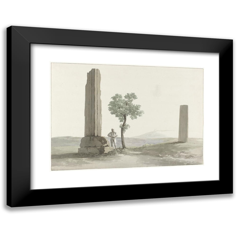 Abraham-Louis-Rodolphe Ducros 24x18 Black Modern Framed Museum Art ...