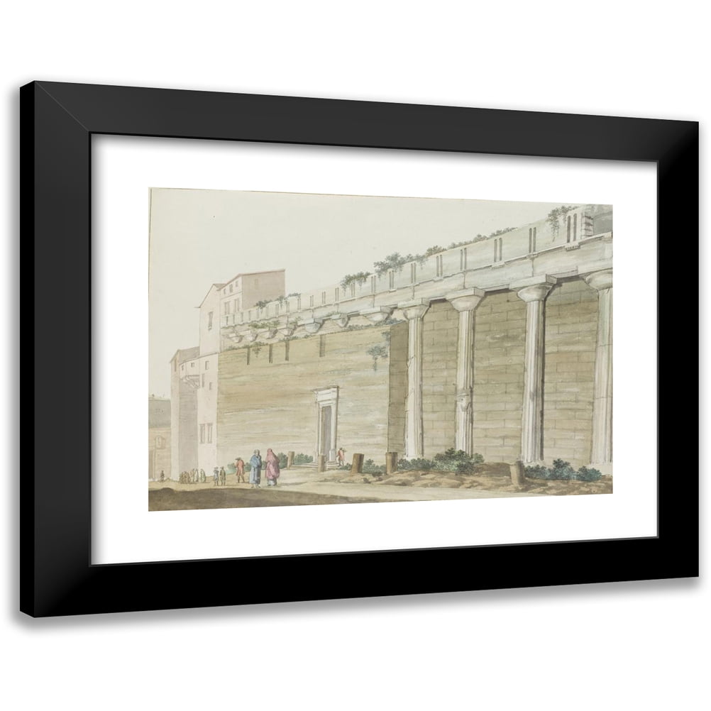 Abraham-Louis-Rodolphe Ducros 24x18 Black Modern Framed Museum Art ...