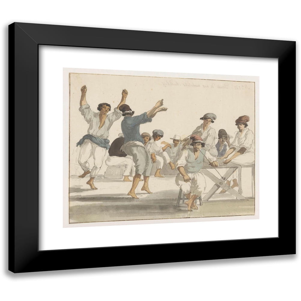 Abraham-Louis-Rodolphe Ducros 24x20 Black Modern Framed Museum Art ...