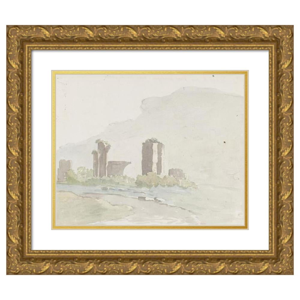 Abraham-Louis-Rodolphe Ducros 24x20 Gold Ornate Framed and Double ...