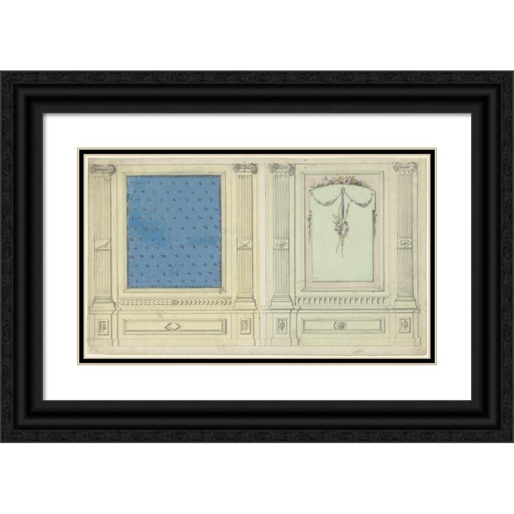 Abraham Meertens 24x16 Black Ornate Framed Double Matted Museum Art ...