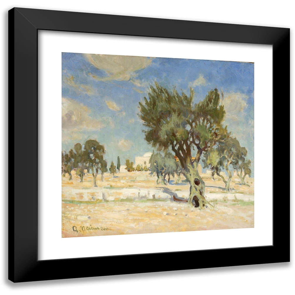 Abraham Neuman 12x12 Black Modern Framed Museum Art Print Titled ...