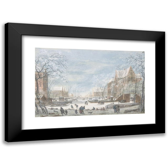 Abraham Rademaker 14x11 Black Modern Framed Museum Art Print Titled ...
