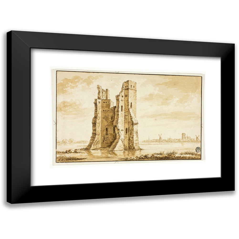 Abraham Rademaker 24x17 Black Modern Framed Museum Art Print Titled ...