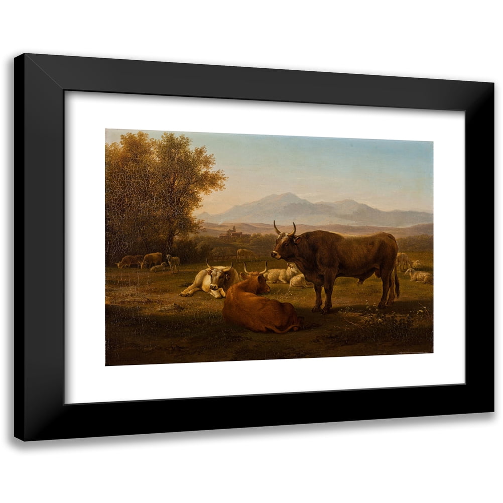 Abraham Teerlink 14x11 Black Modern Framed Museum Art Print Titled ...
