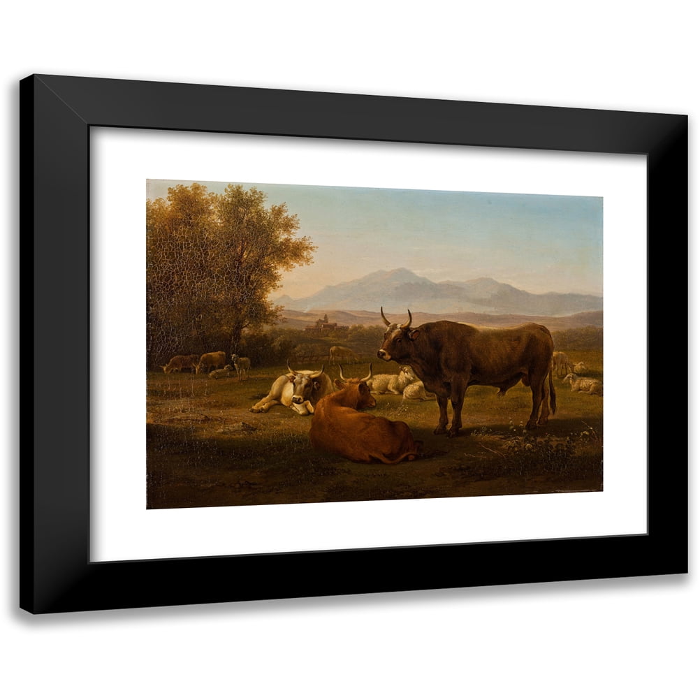 Abraham Teerlink 18x14 Black Modern Framed Museum Art Print Titled ...