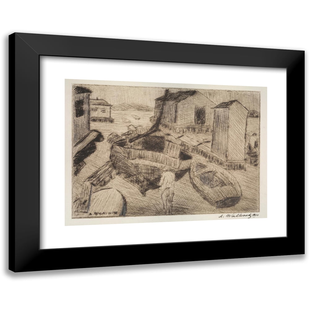 Abraham Walkowitz 18x14 Black Modern Framed Museum Art Print Titled ...