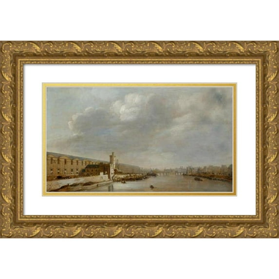 Abraham de Verwer 24x16 Gold Ornate Framed and Double Matted Museum Art ...