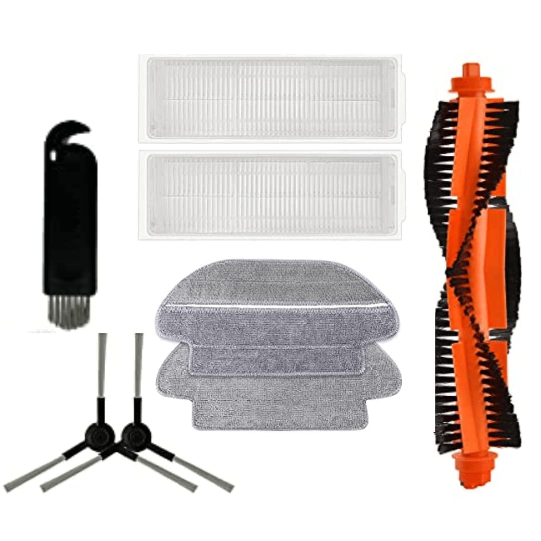Abrale Vacuum Cleaner Accessory Kit Main BrushSide Brush Filter Wet Mop ...