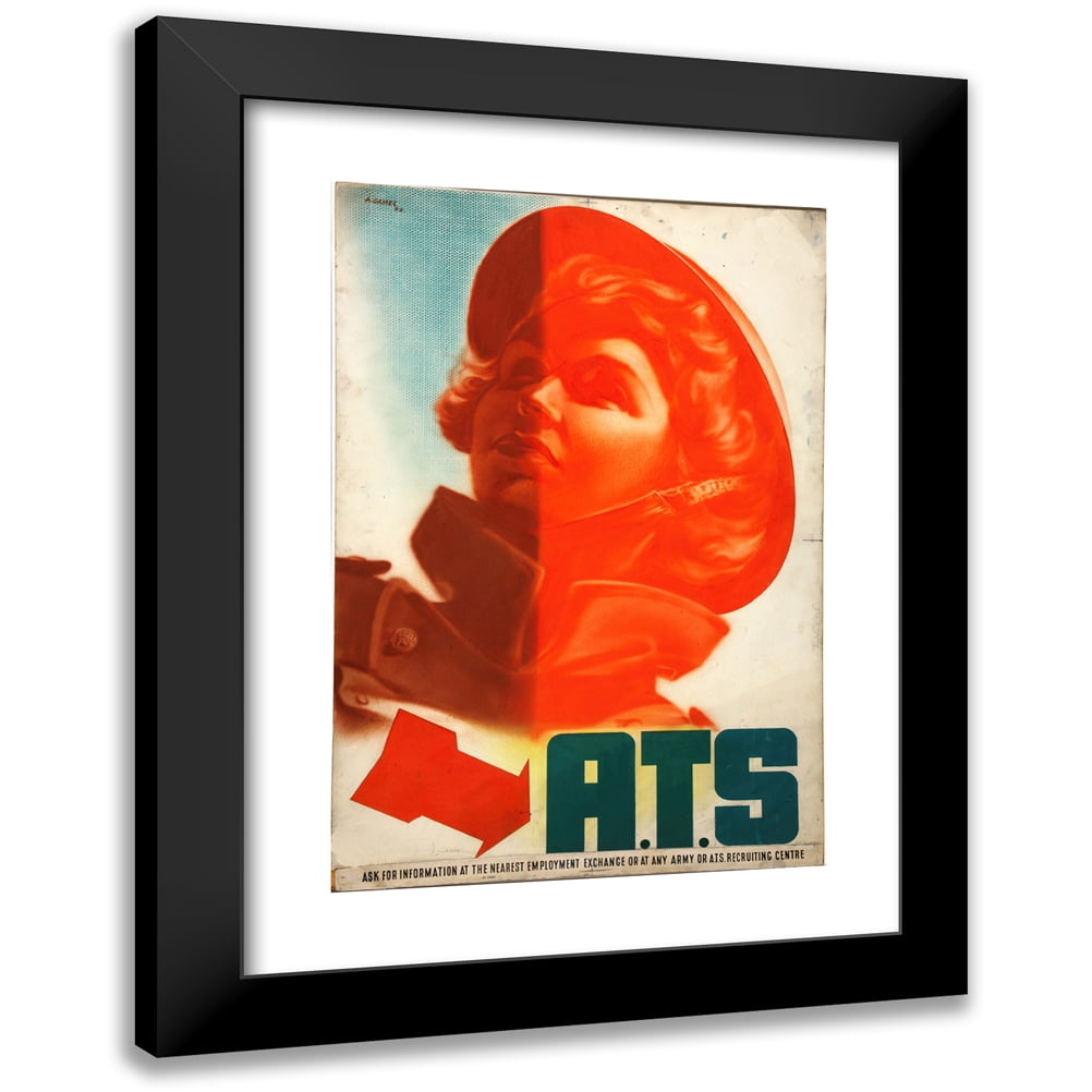 Abram Games 11x14 Black Modern Framed Museum Art Print Titled - Ats ...