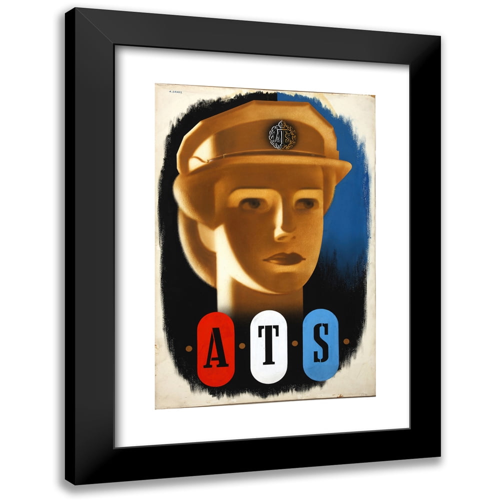 Abram Games 11x14 Black Modern Framed Museum Art Print Titled - Forces ...