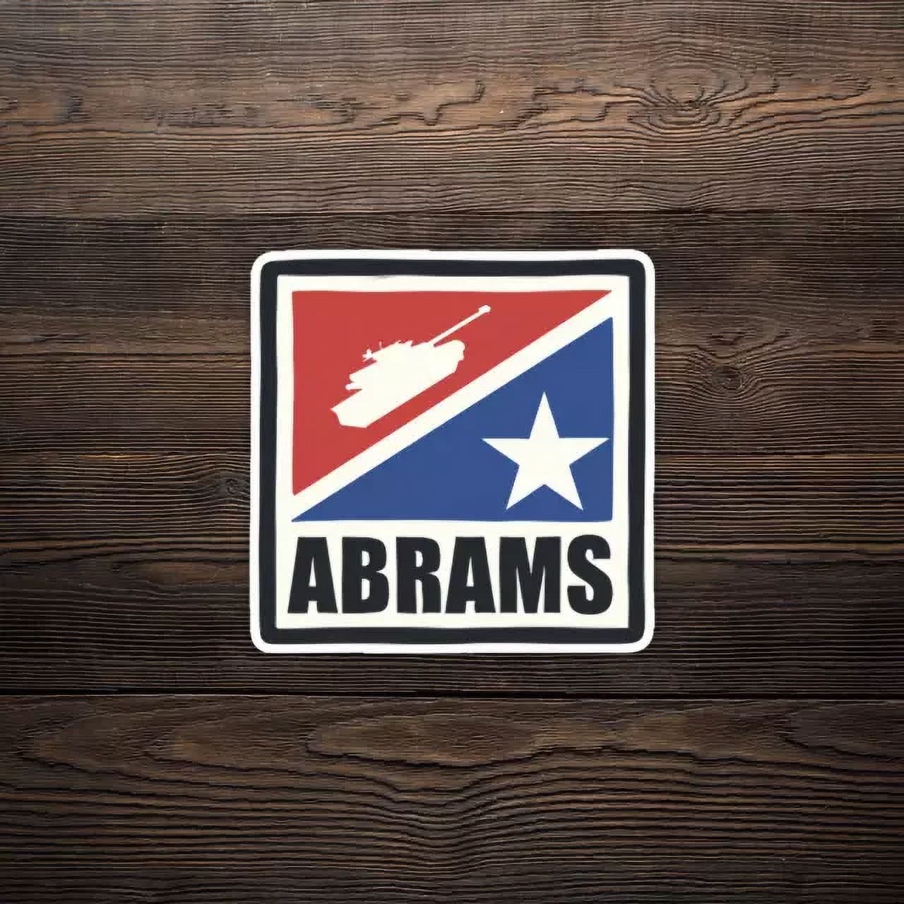 Abrams Military Tank Sticker - Patriotic Us Army Vinyl Decal For Car ...