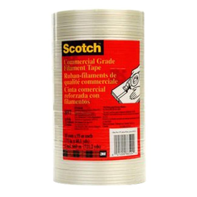 Abrasive 48 mm x 55 M Scotch Filament Tape, Clear - Walmart.com