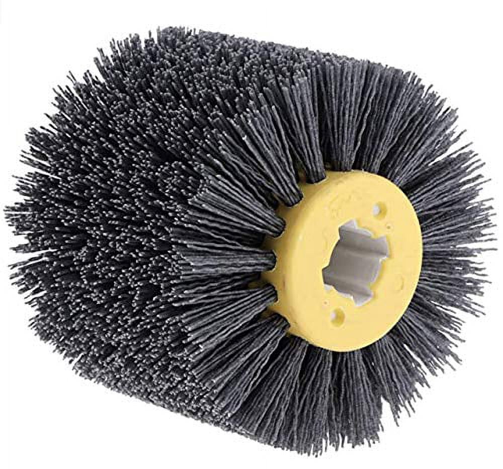 Abrasive NYLON Wire Drawing Wheel Drum Burnishing Polishing Brush for ...