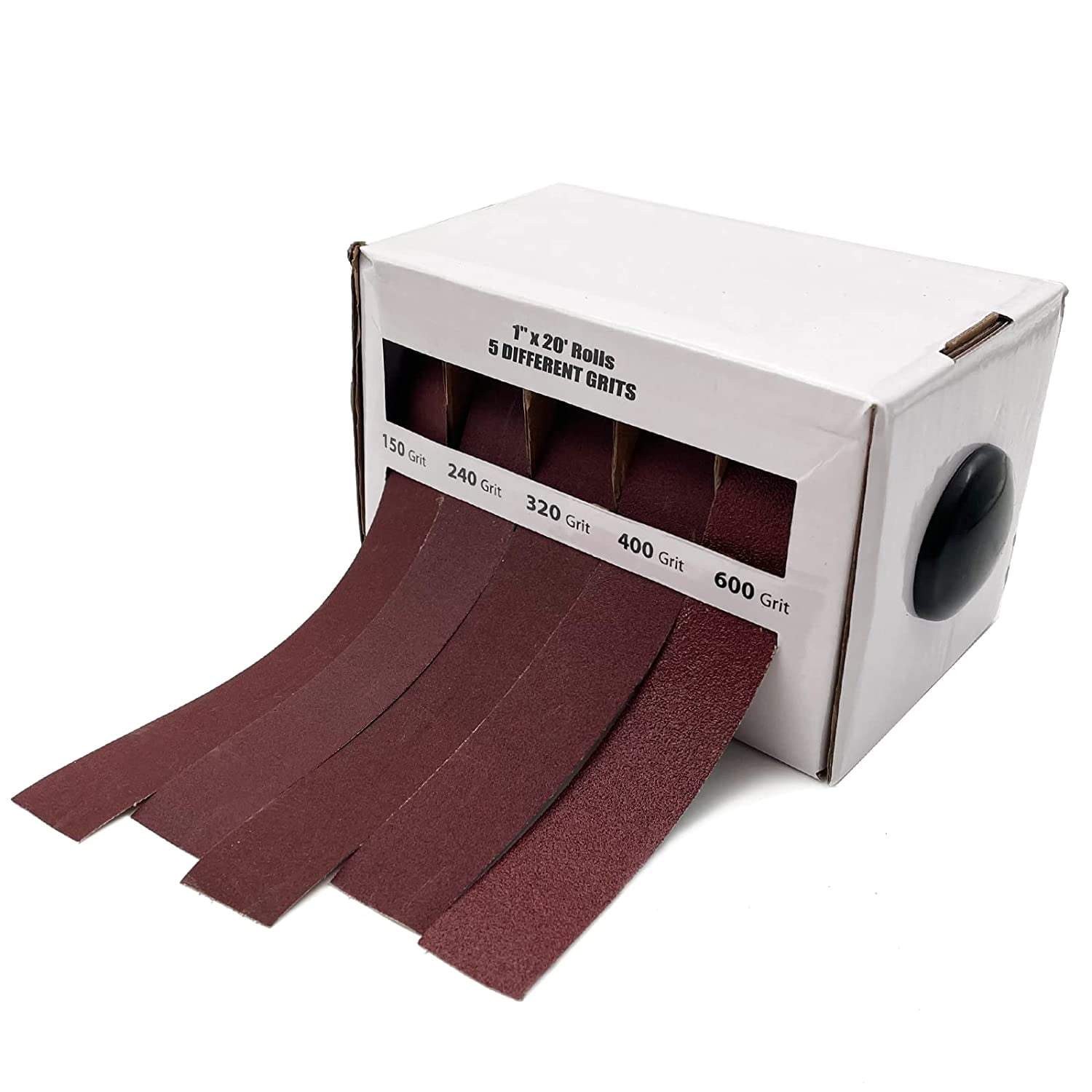 Fine Assorted Abrasive Paper 5pc Sandpaper Pack, Emery Cloth Roll for ...