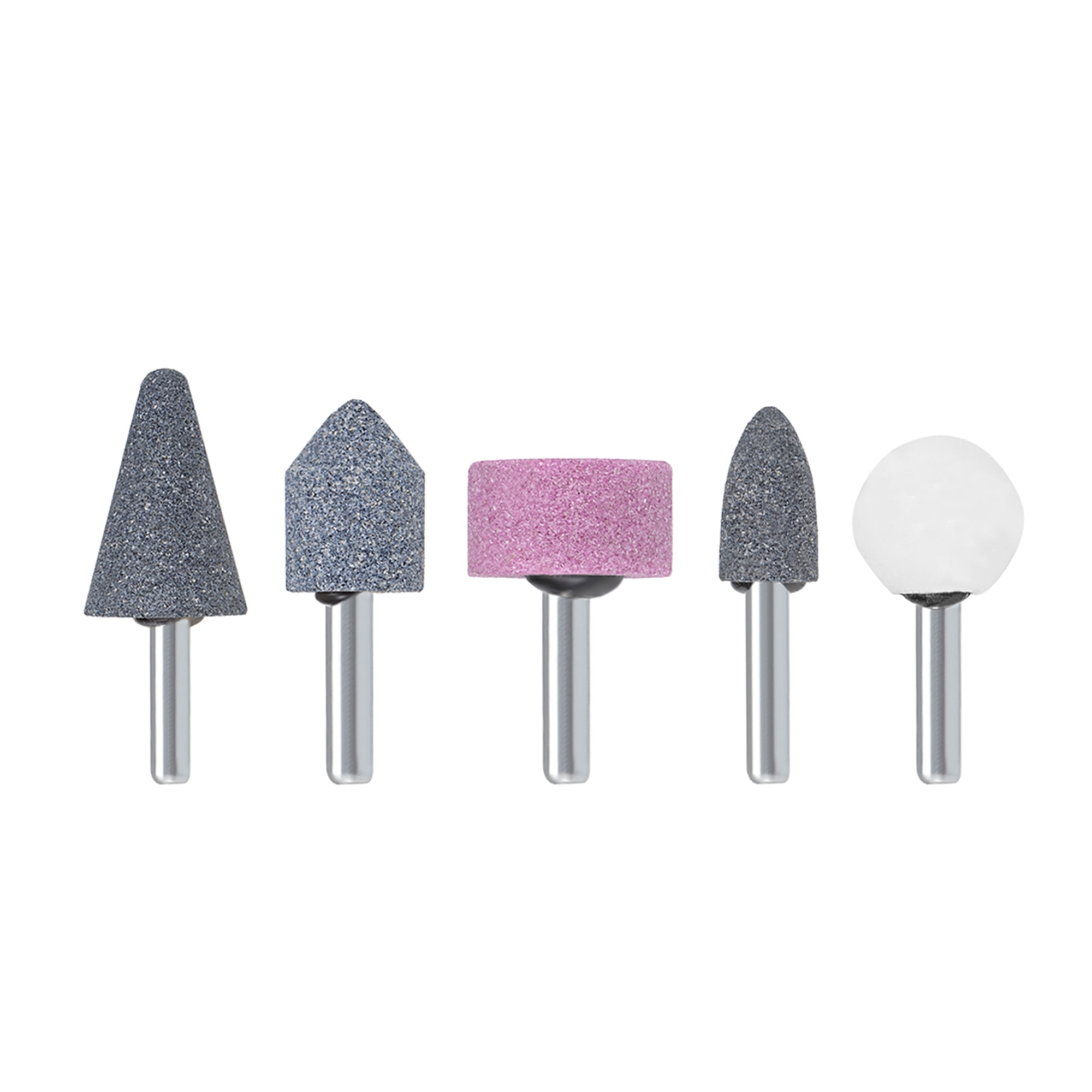 Abrasive Stone Points Set Grinding Wheel Polishing Head with 1/4-inch ...