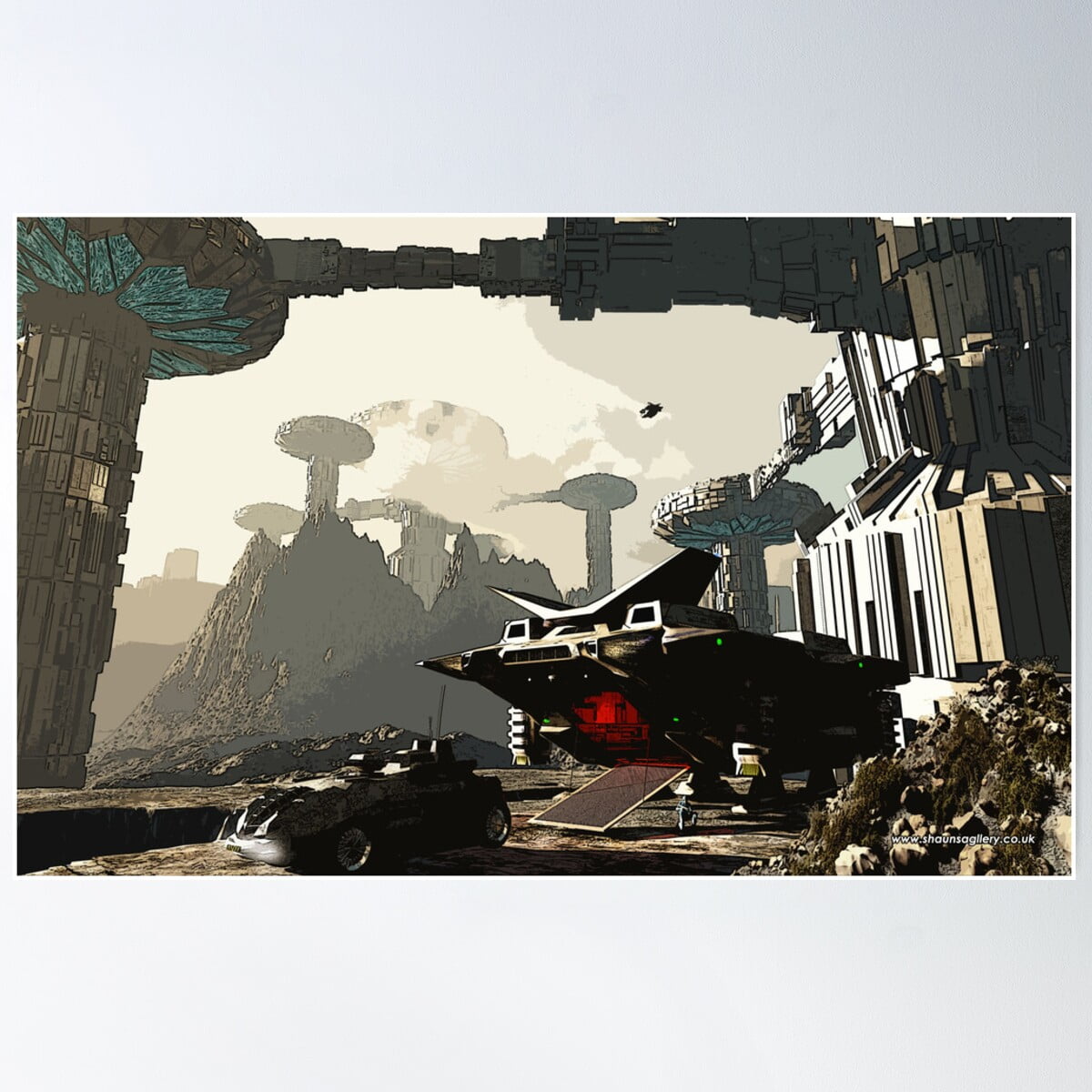 Abraxis Poster Wall Art, Modern Wall Decor For Living Room Bedroom ...