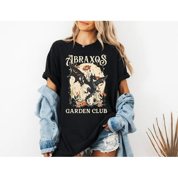 Abraxos Garden Club Dragon Graphic Shirt for Fantasy Lovers, Unique ...