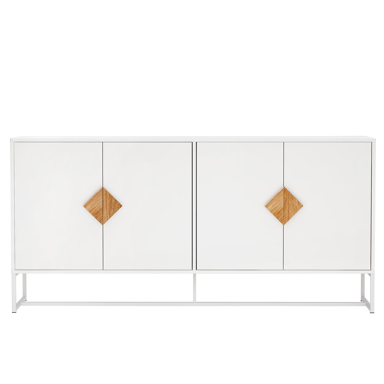 Abrihome Modern Dining Room Sideboard Buffet, Solid Wood with Special ...