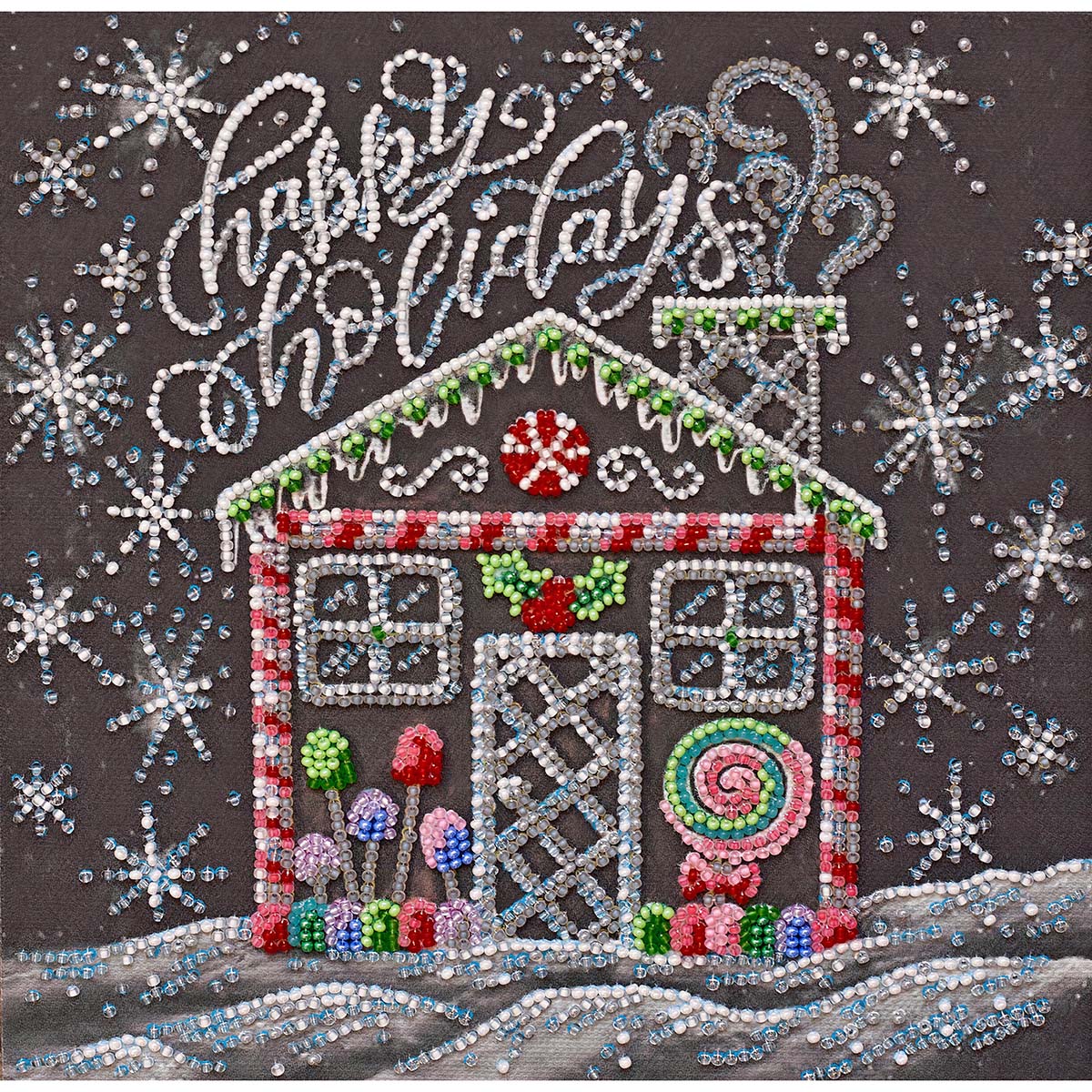 Abris Art Icing-Sugar Beaded Embroidery Kit - Walmart.com