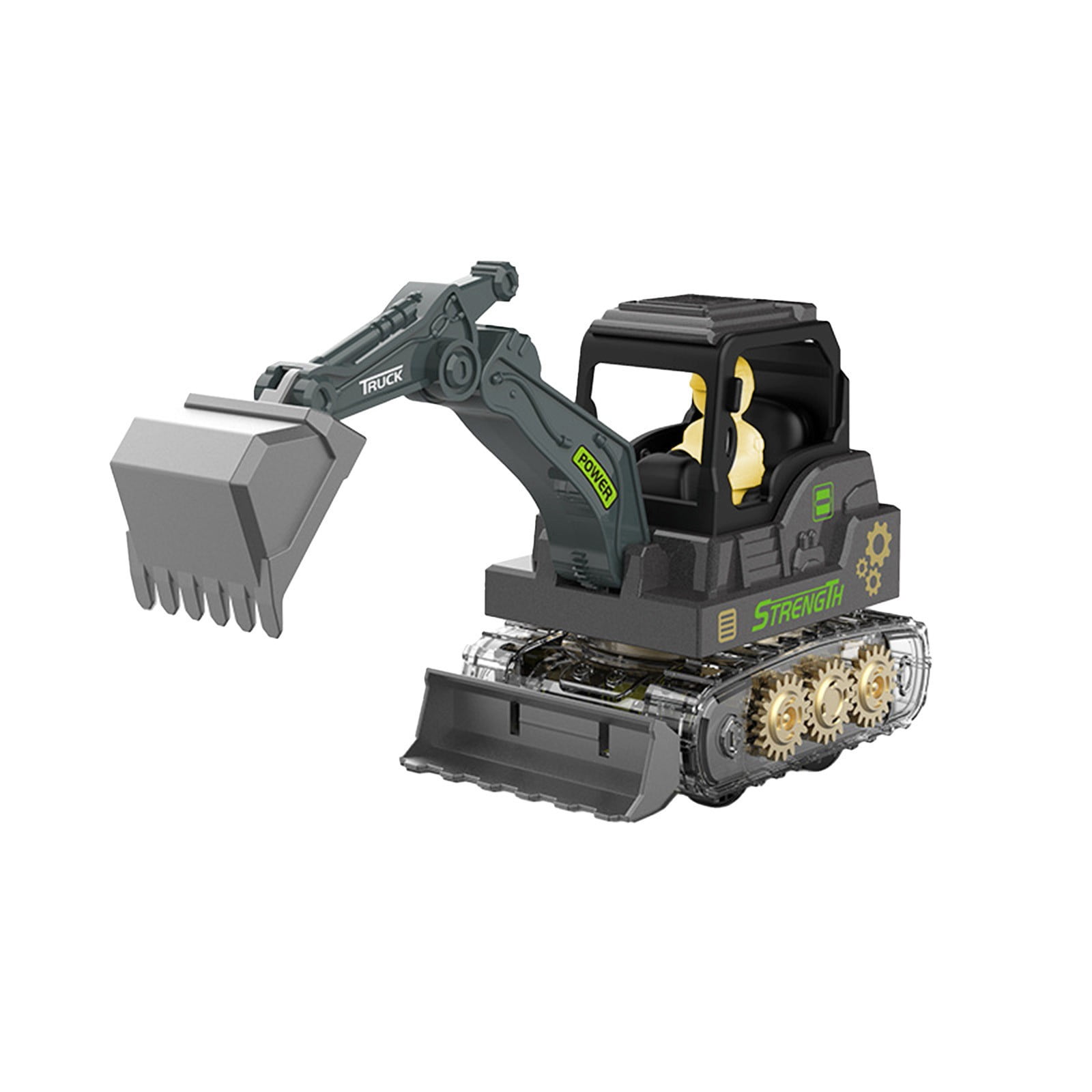 Abs Construction Press-N-Go Engineering Truck, 5x4x3 Inch Excavator Toy ...