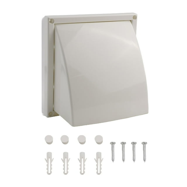 Abs Exterior Wall Ventilation Grille Range Hood Duct Air Outlet with ...