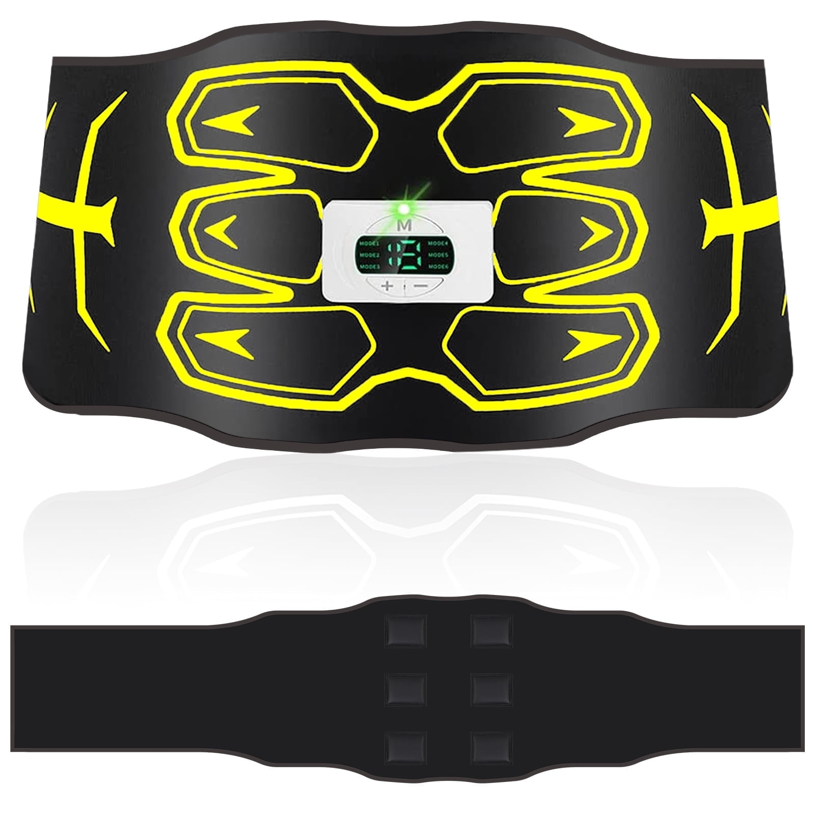 Abs Muscle Belt, Washable Cloth Training Waist Trimmer, Fitness ...