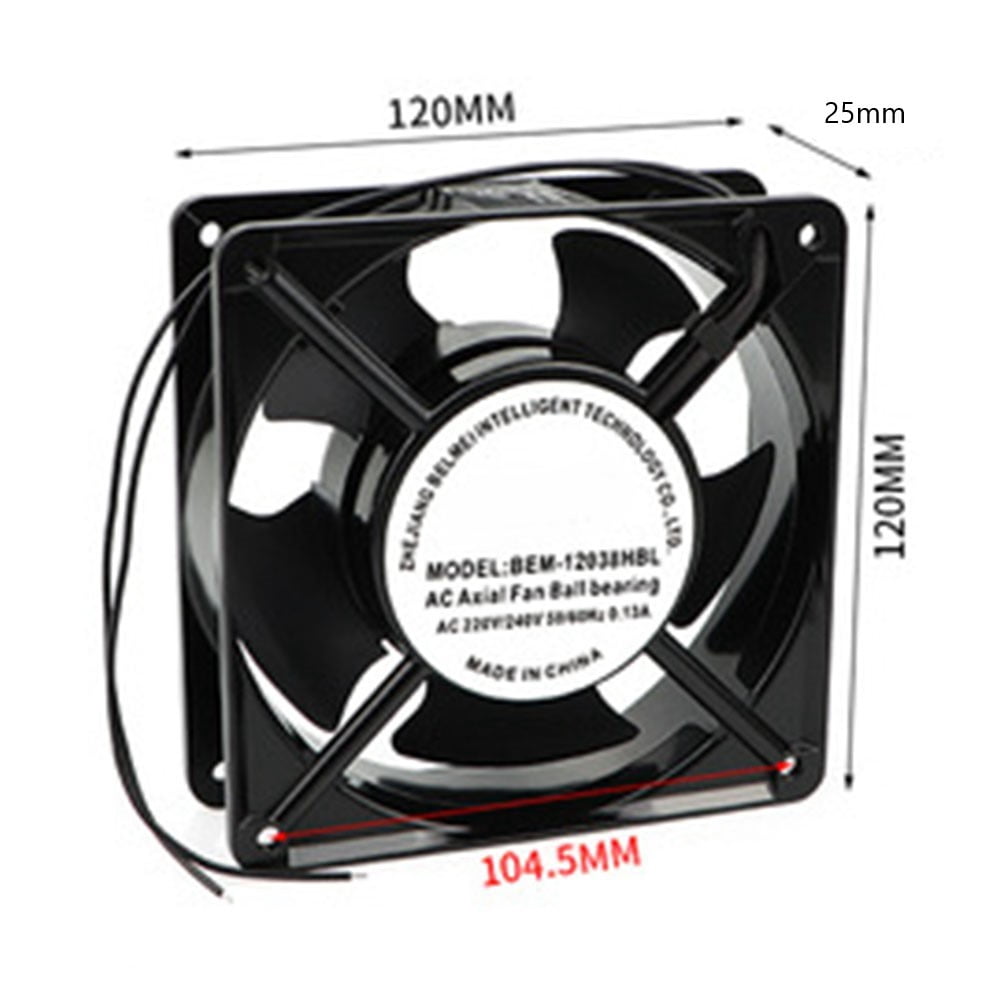 ABS Plastic Cooling Fan Ventilator Exhaust Fans 80-150MM Cooling Fan ...