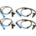 Abs Speed Sensors Pair Set For 2000-2003 For Bmw X5 - Front & Rear ...
