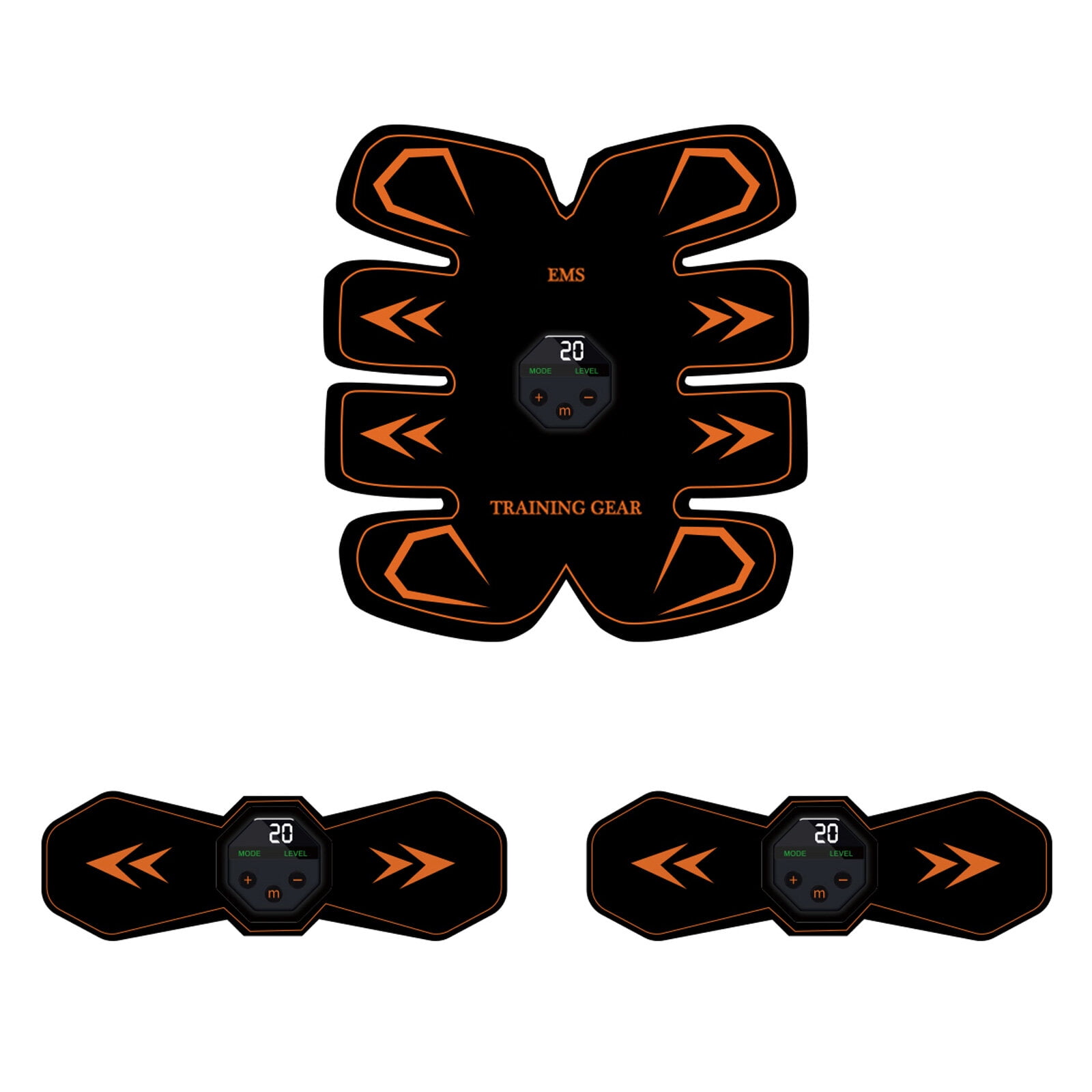 Abs Stimulator Abdominal Toner Abs Muscle Trainer 10 Modes 20 Levels ...