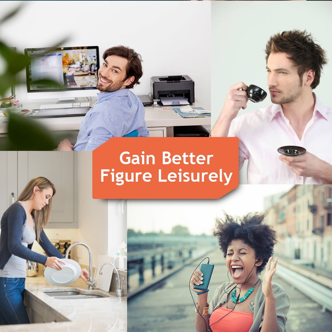 Abs Stimulator, Workout Equipment Abs Machine, Abdominal Toning Belt ...