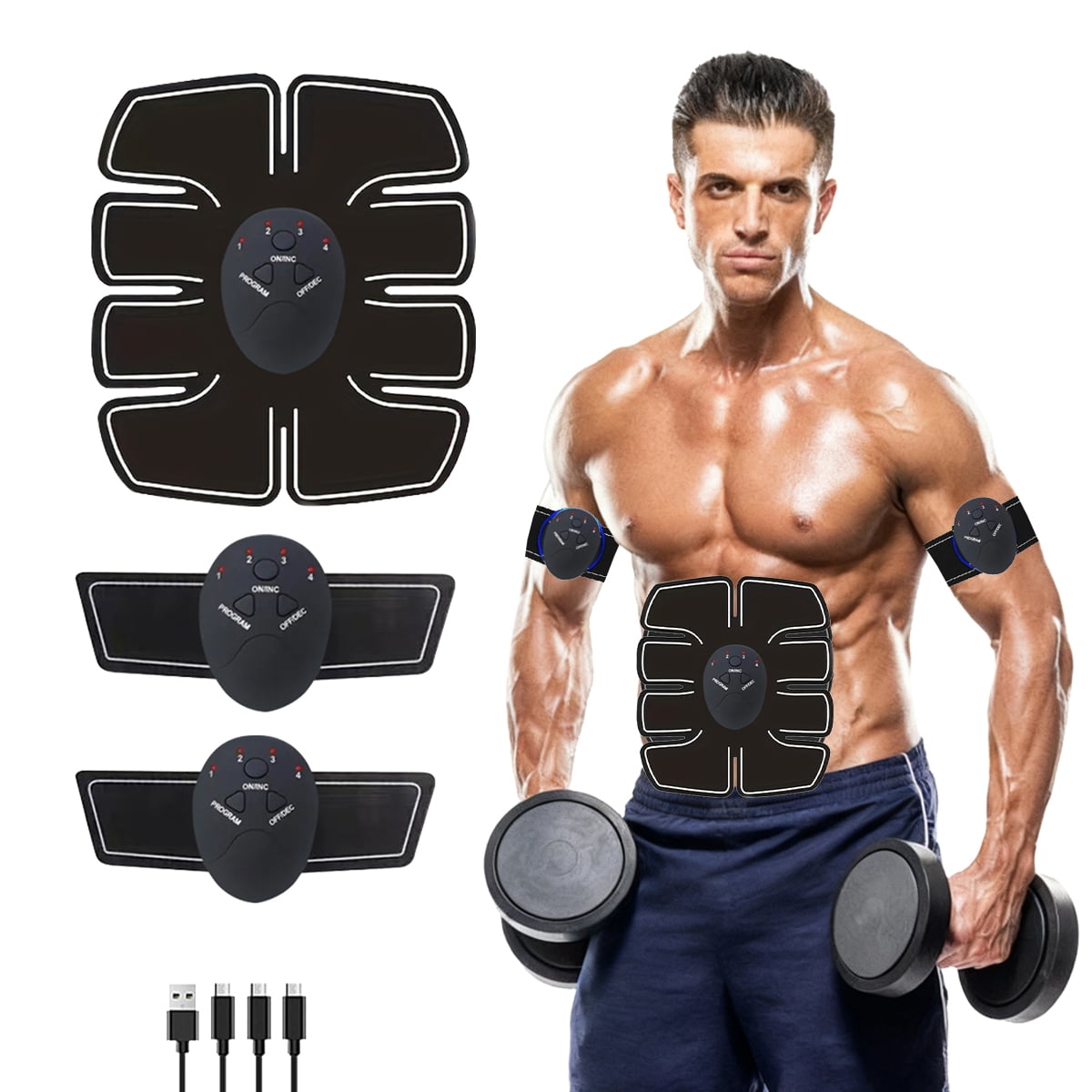 Abs Stimulator for Men and Women ,Stimulator, Abdominal Toning Belt ...