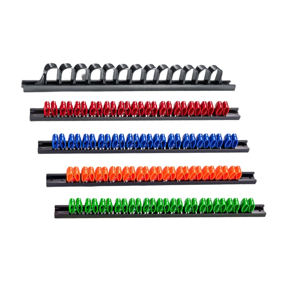 Abs Wall Mount Plastic Wrench Screwdriver Organizer Rail Rack Storage ...