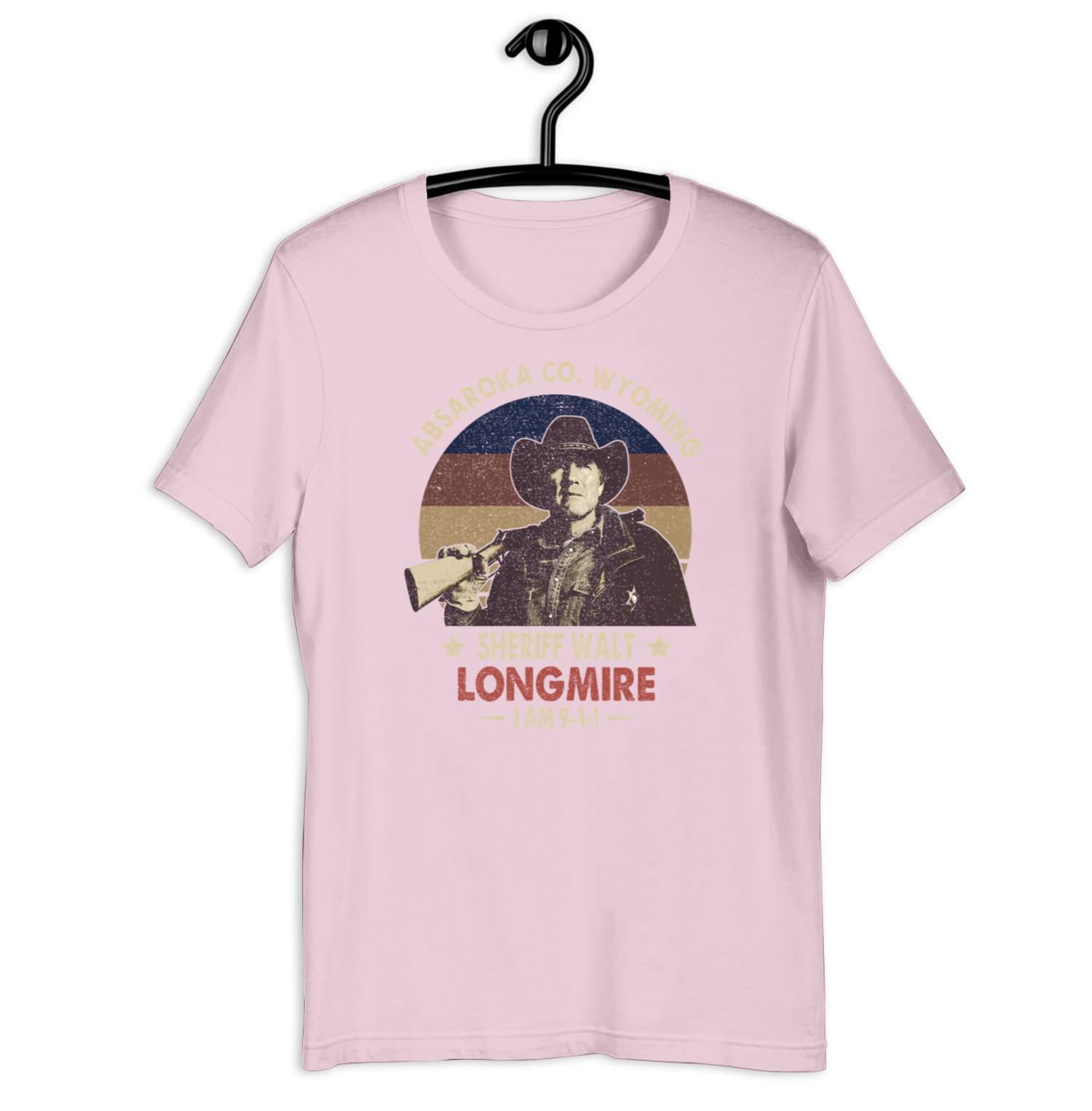 Absaroka Co Wyoming Sheriff Walt Longmire I Am 911 Vintage Classic T ...