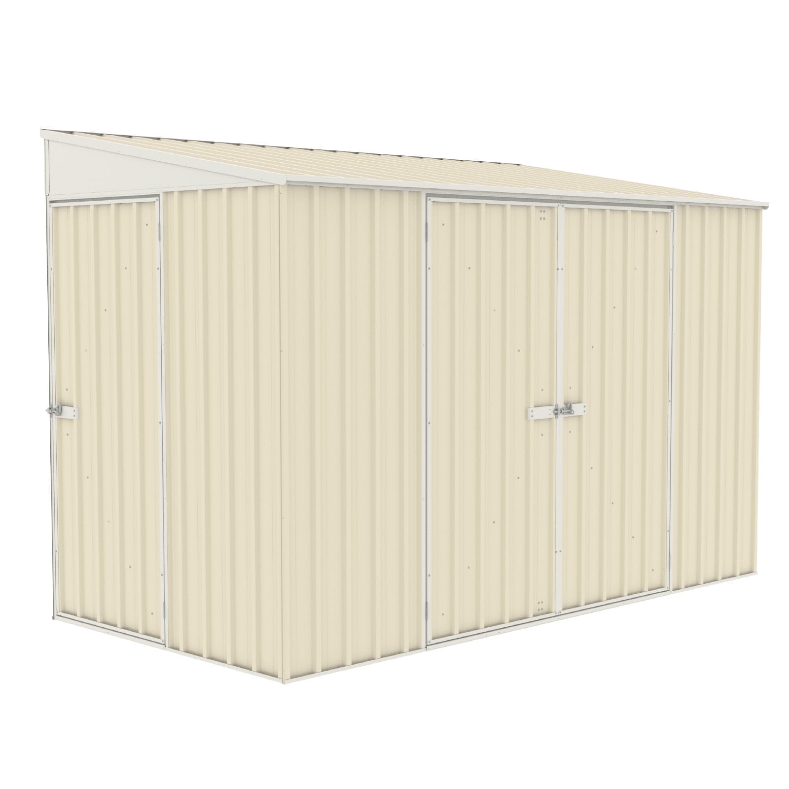 Absco Durango 10 Ft. x 5 Ft. Metal Bike Shed, Steel Utility Tool Shed ...