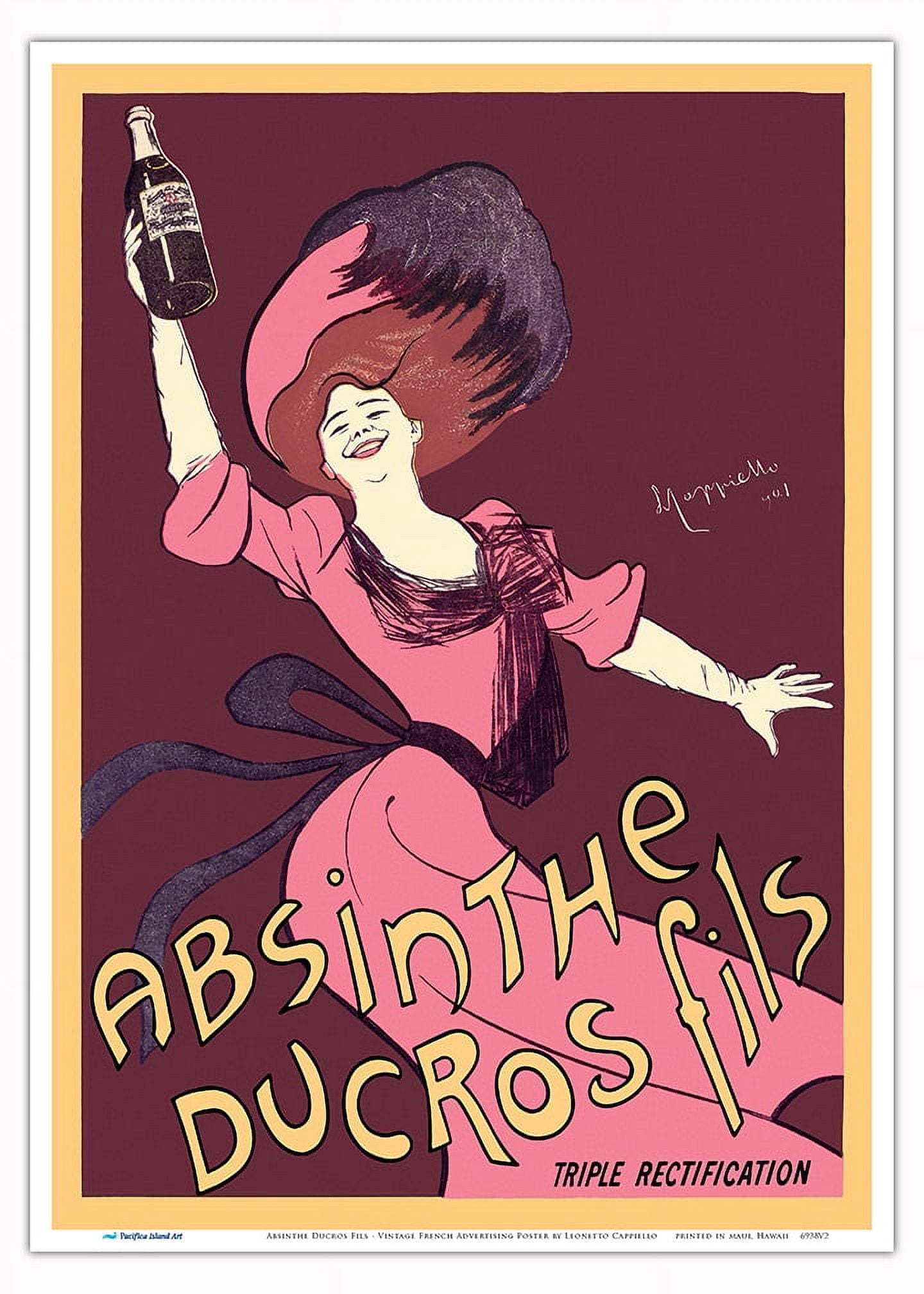 Absinthe Ducros Fils - Triple Rectification - Vintage French ...