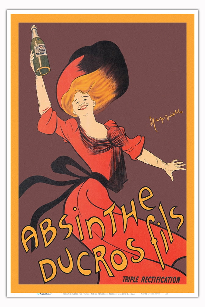 Absinthe Ducros Fils - Vintage French Advertising Poster by Leonetto ...